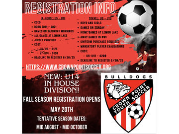 Crown Point Youth Soccer > Home